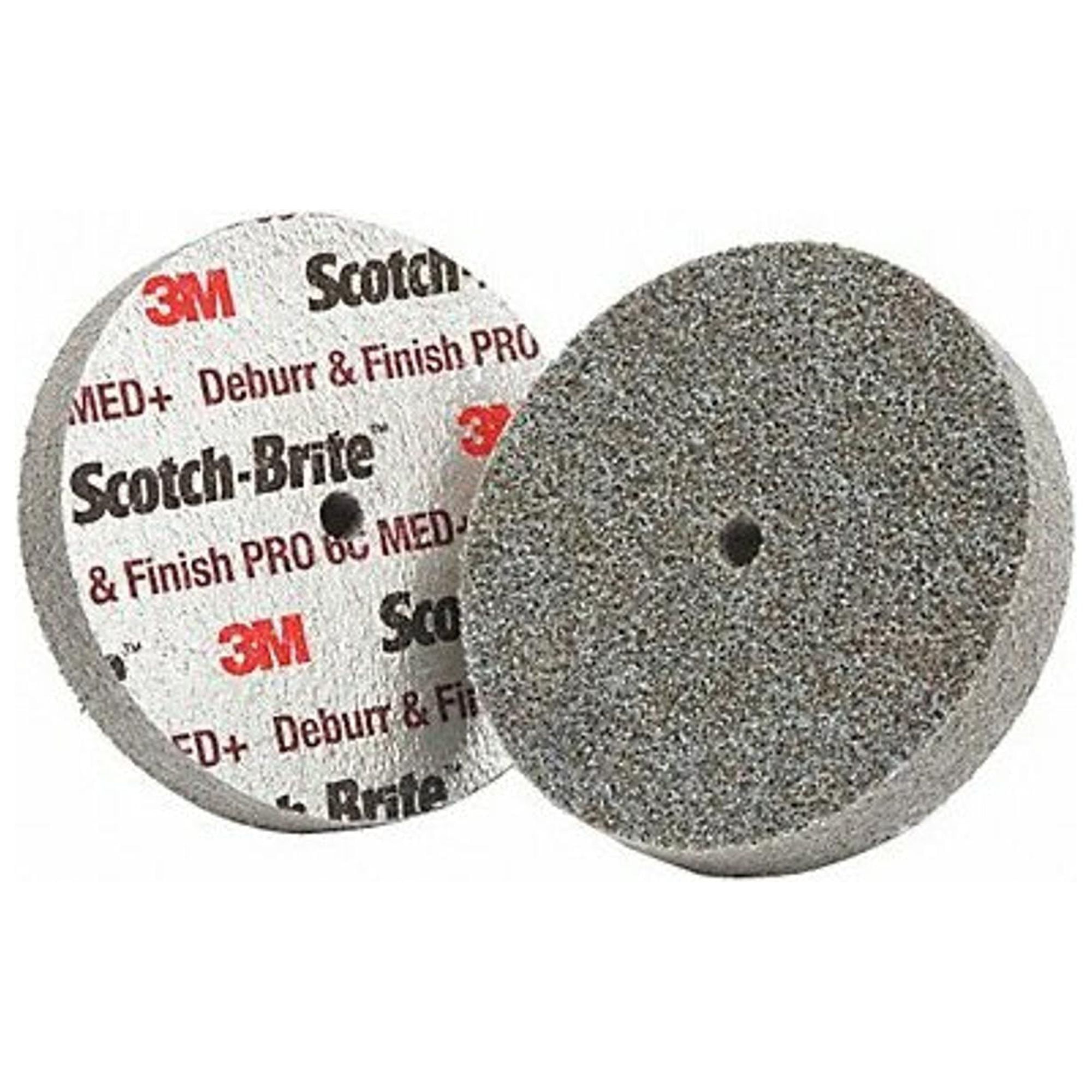 Scotch-Brite Unitized Wheel, 3 in Dia, 1/8 in W, 1/4 in Arbor Hole ...