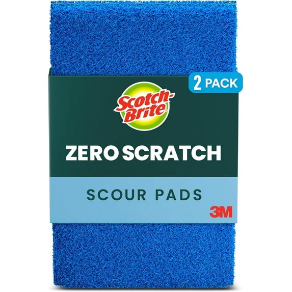 Scotch-Brite Zero Scratch Scouring Pad, Effective + Gentle Dish ...