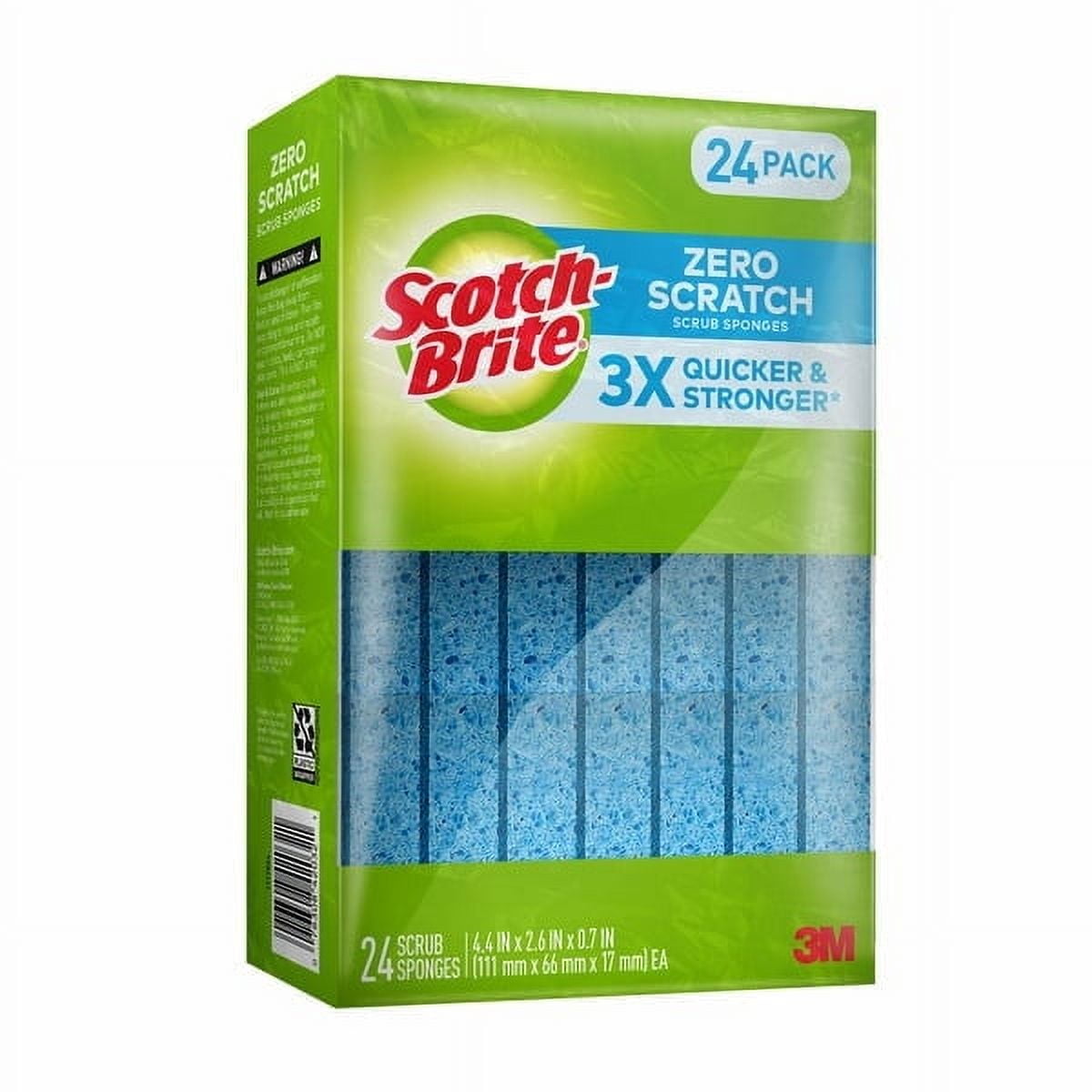 Scotch-Brite Zero Scratch Sponge, 24-count - Walmart.com