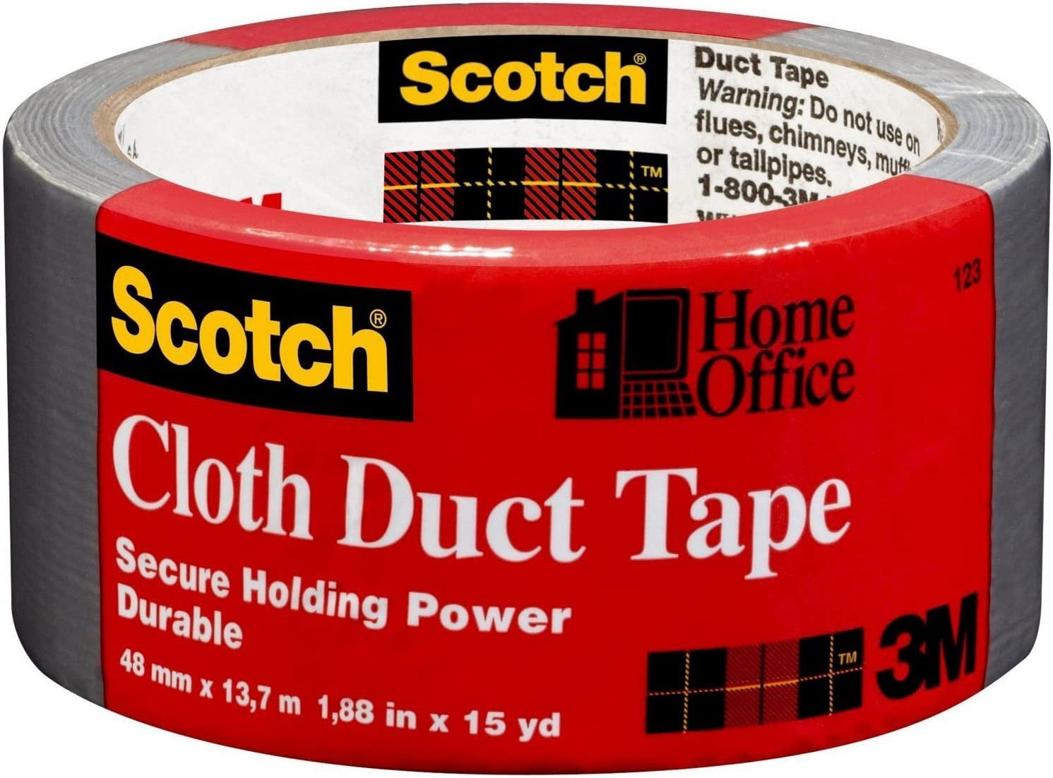 Scotch Cloth Duct Tape, 1.88-Inch by 15 Yards - Walmart.com