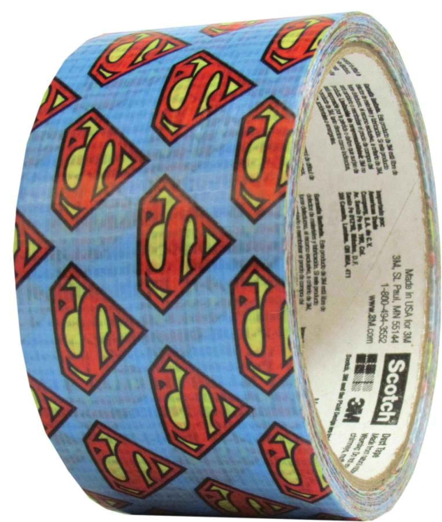 Scotch® Colored Duct Tape, 1 7/8" x 10 Yd., Superman - Walmart.com