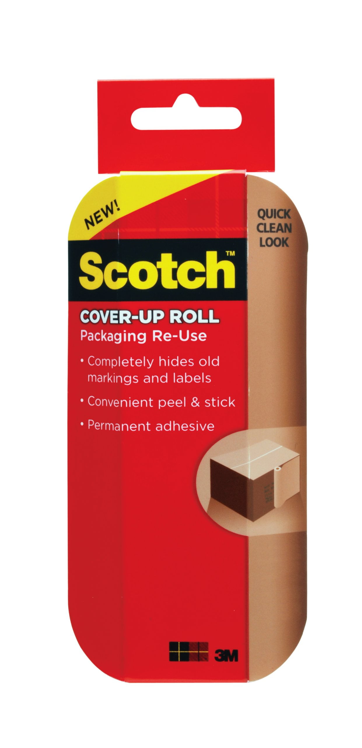 Scotch Cover-Up Roll, 6-Inch x 15-Feet, Brown, 1 Roll (RUCUR15) RDD19 ...