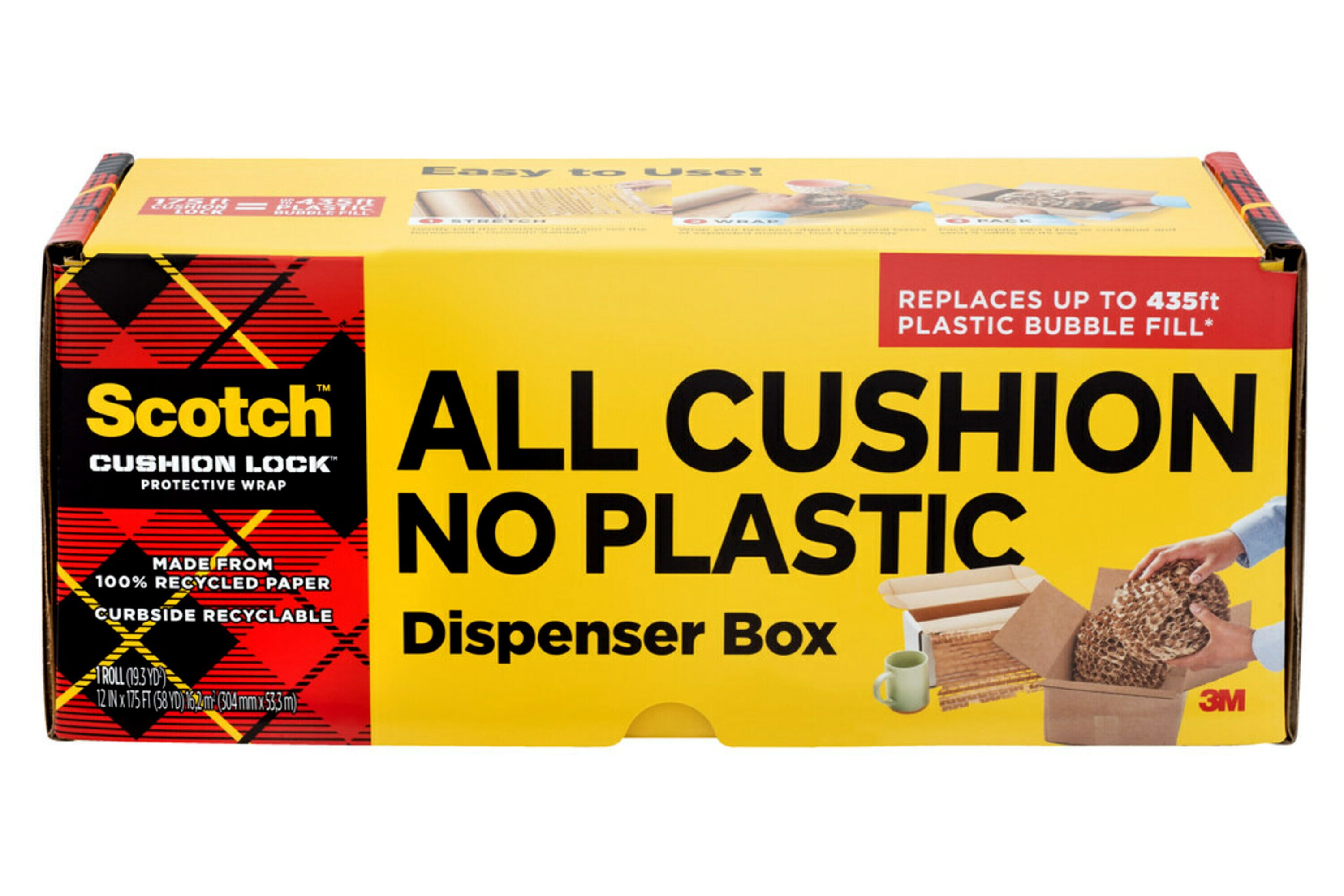Scotch® Cushion Lock™ Protective Wrap, 12 in x 175 ft - Walmart.com
