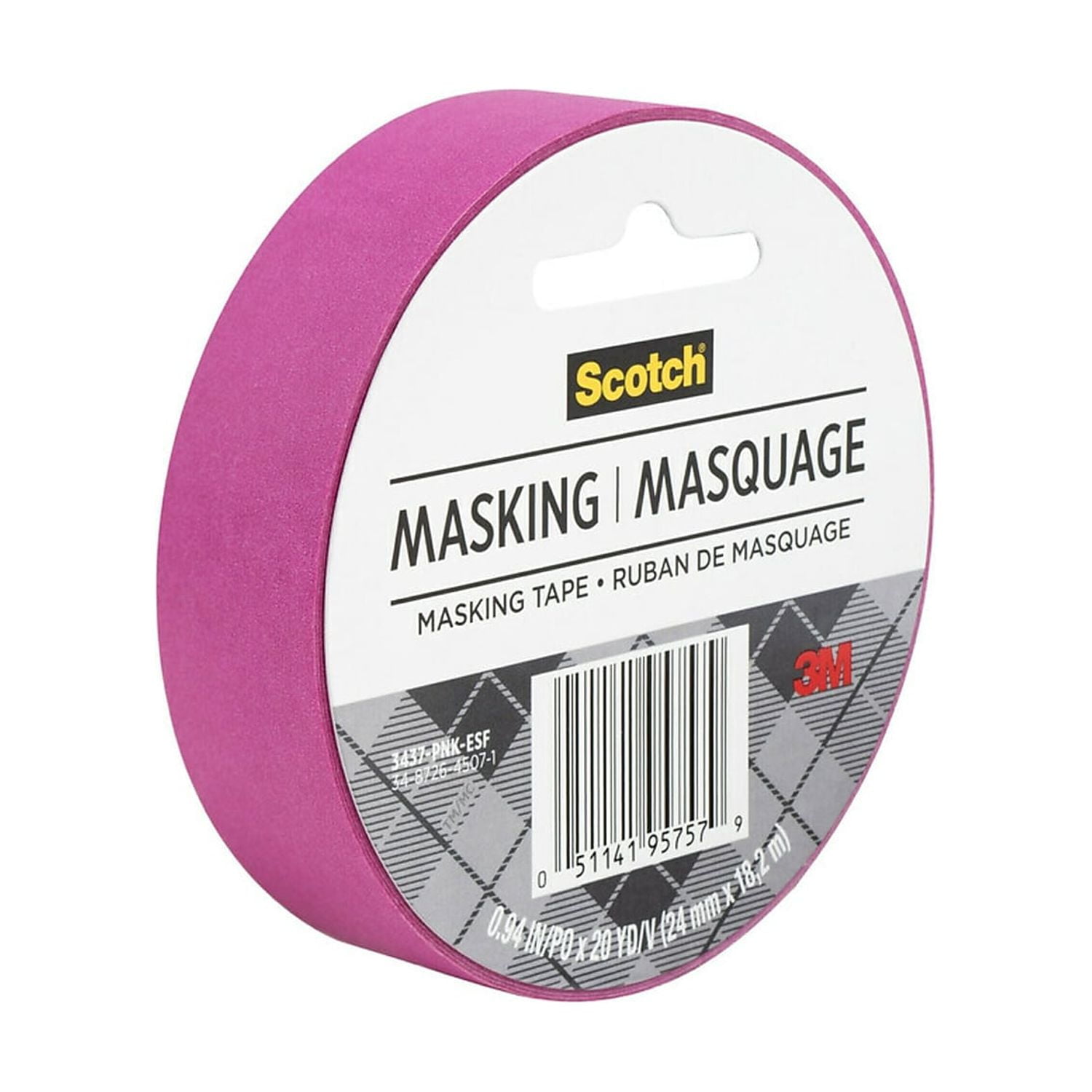 Scotch Expressions Masking Tape .94 X 20 Yds. 3437-pnk - Walmart.com