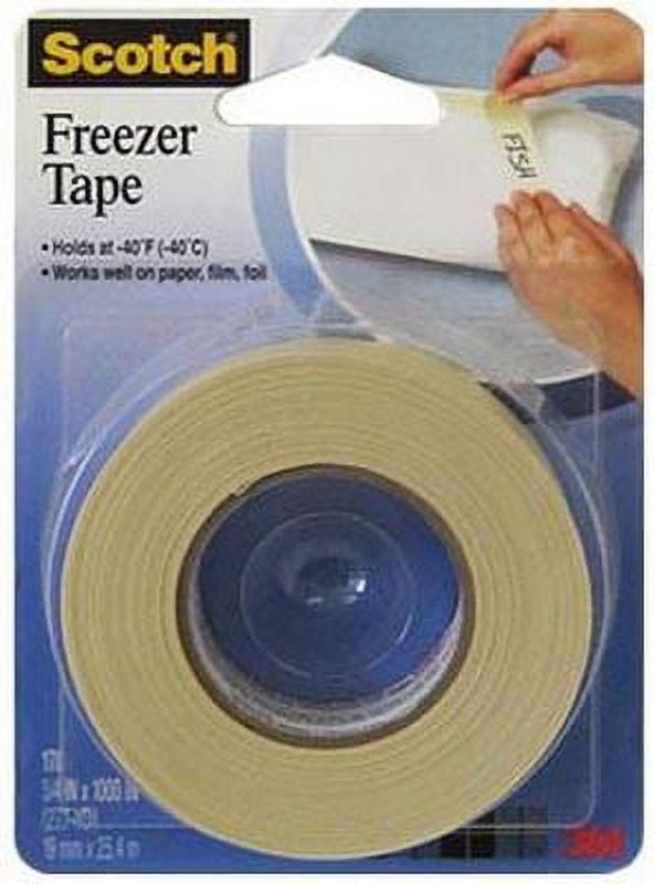 Scotch Freezer Tape 3M 178 " x 1100" 1 ea (Pack of 4) - Walmart.com