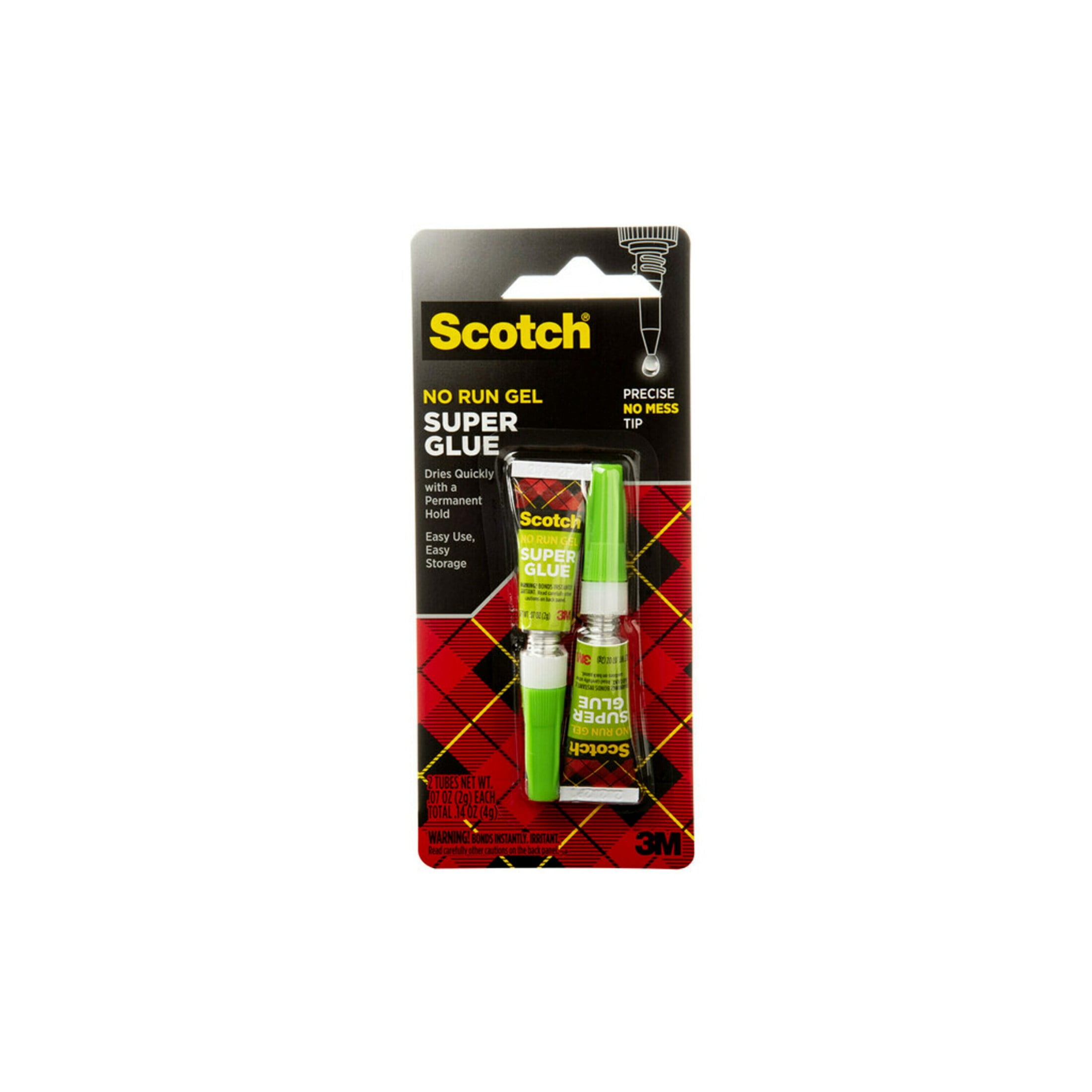 Scotch General Purpose Super Glue Gel, .07 oz, 2 count - Walmart.com