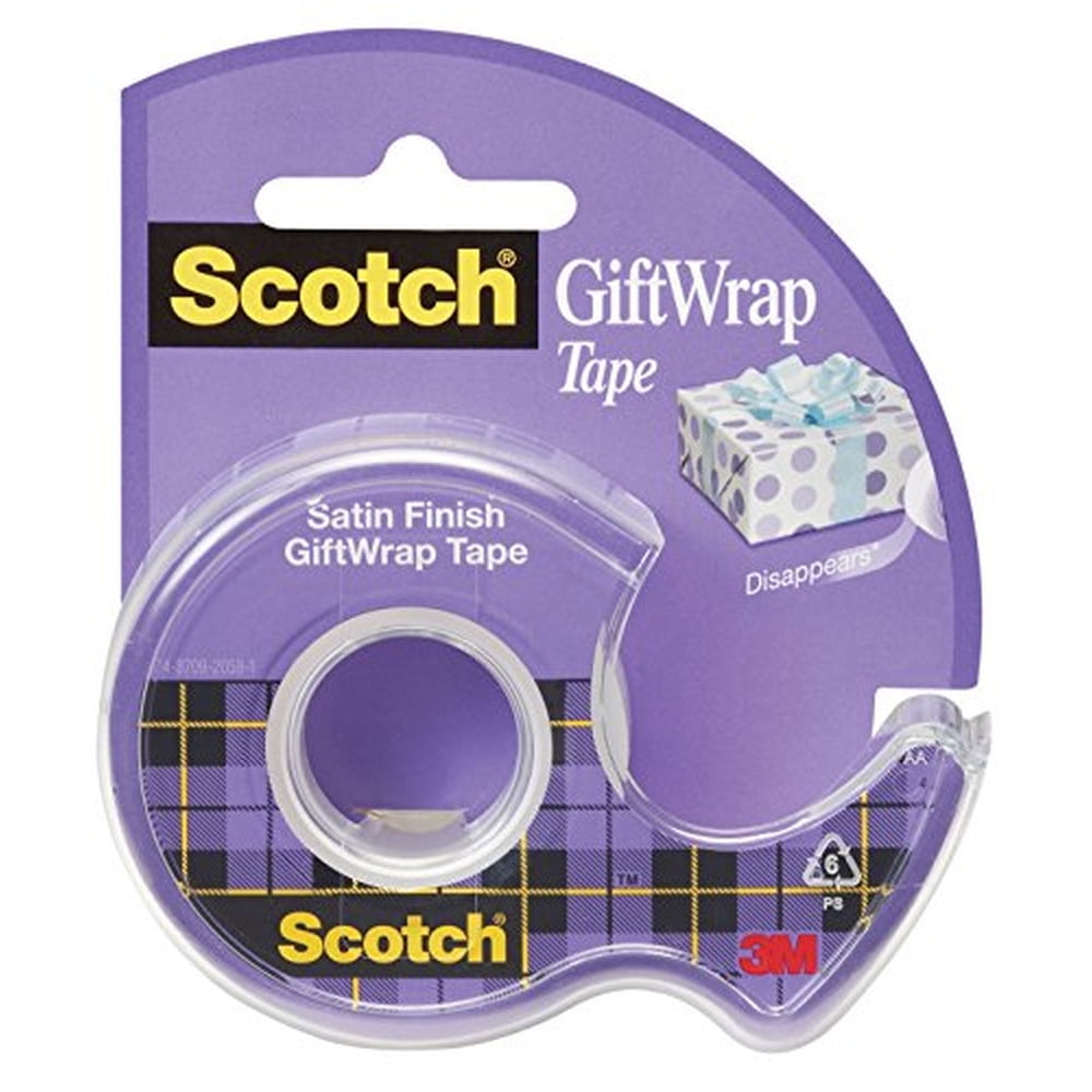Scotch® Gift Wrap Tape 3/4-inch x 650-inch (Pack of 10) - Walmart.com