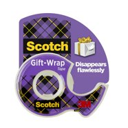 Scotch Clear Gloss Transparent Tape, 3/4 in. x 250 in., 2 Dispensers ...