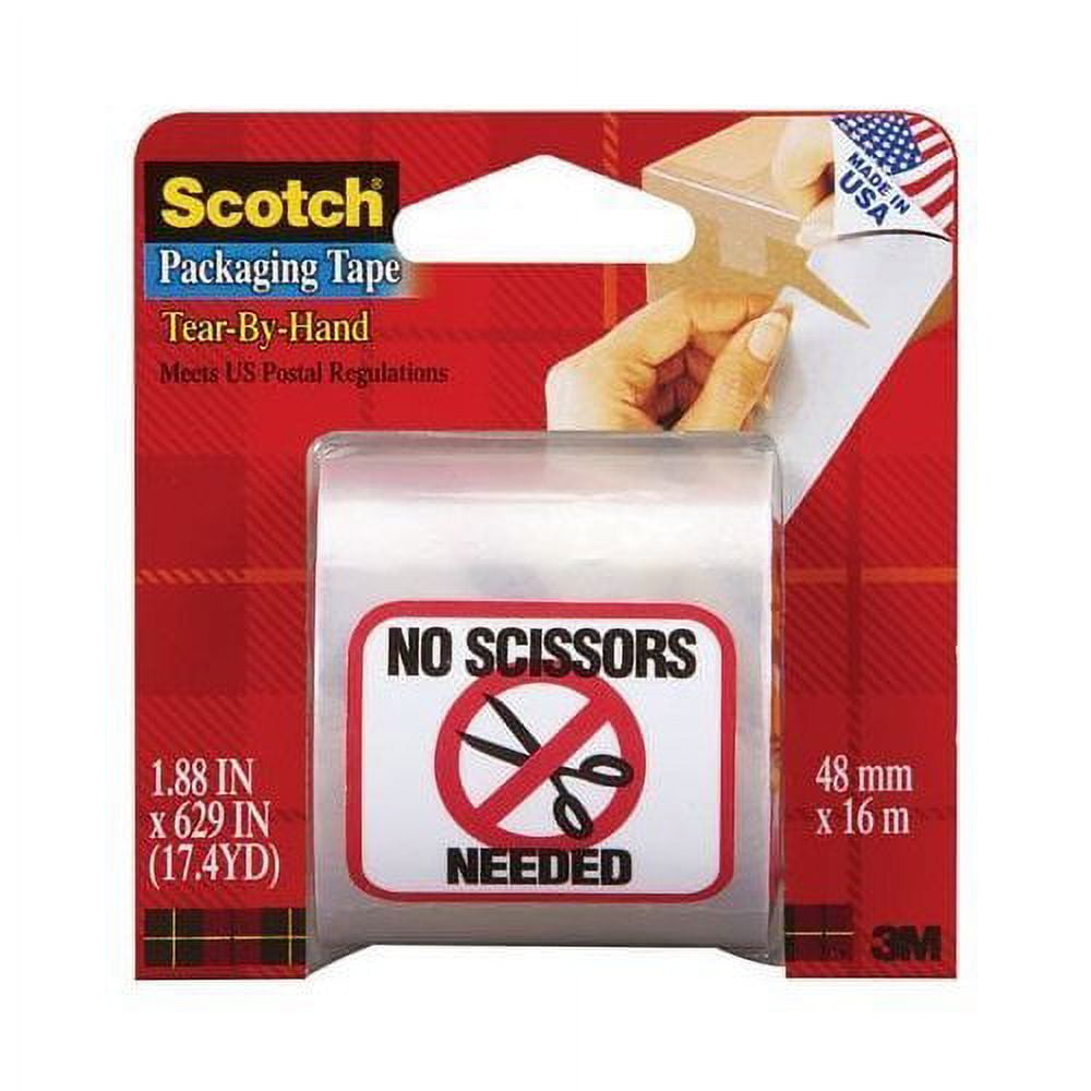 Scotch Hand Tearable Packaging Tape - Walmart.com