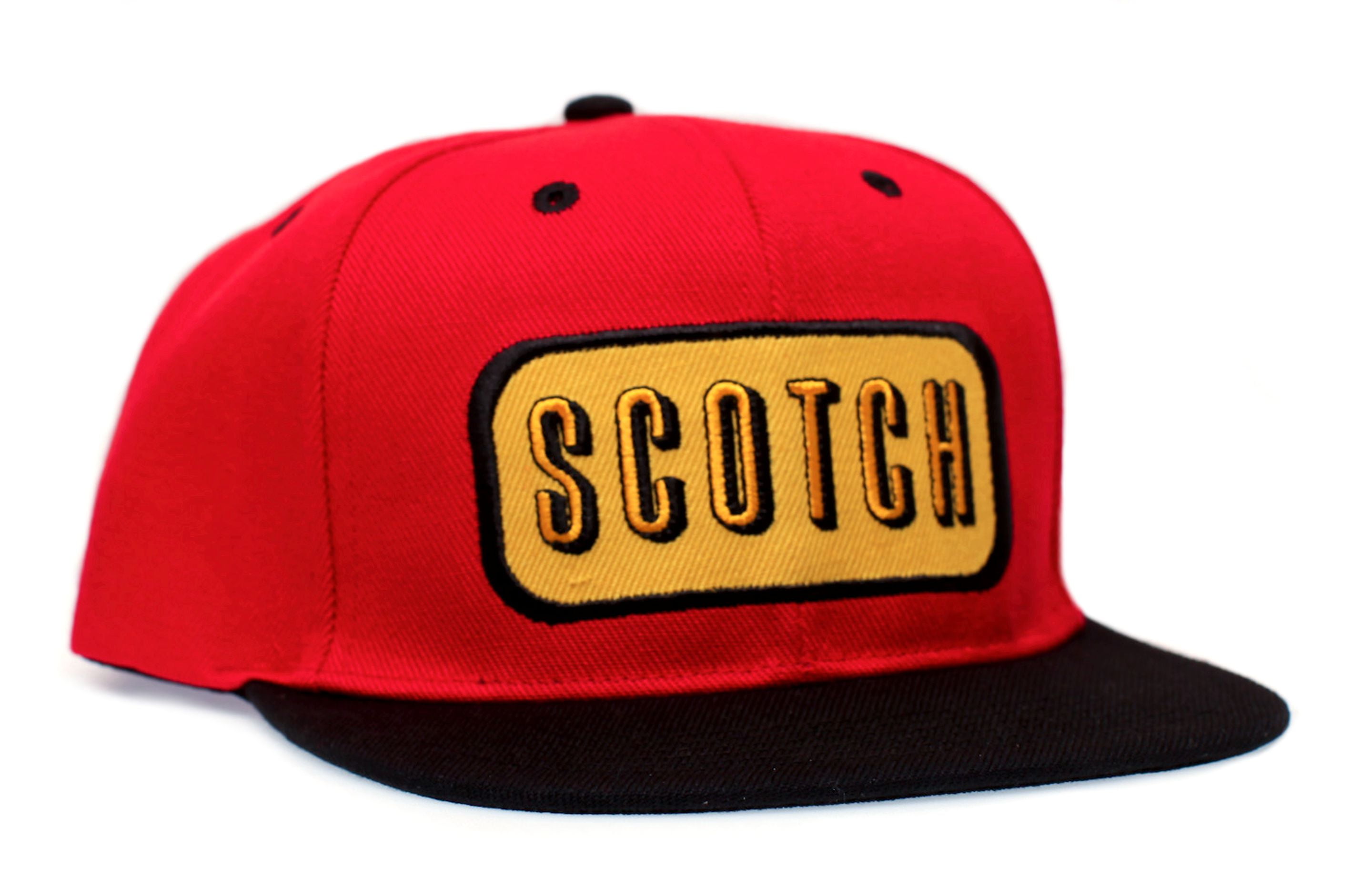 Scotch Hat Stuart McCormick Embroidered Cap Red/Black Adult Size ...
