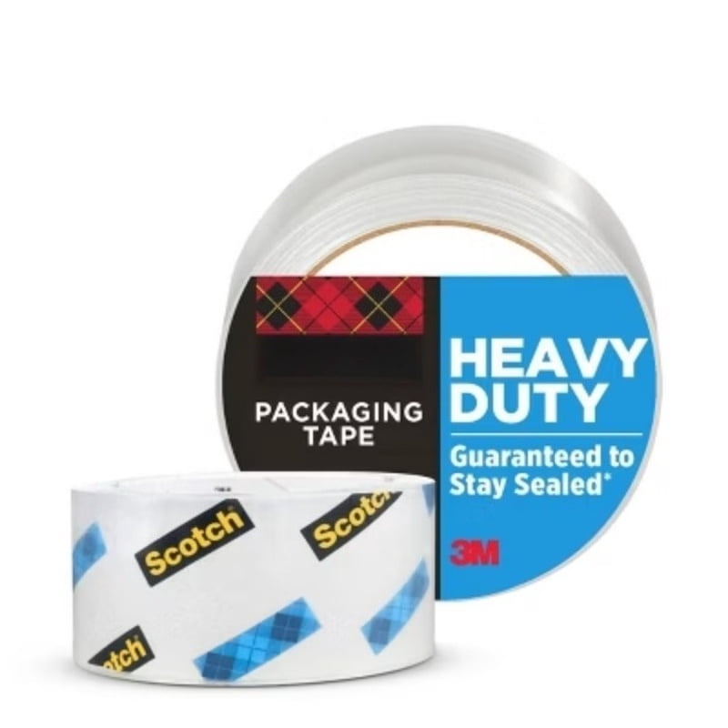 Scotch Heavy Duty Shipping Packaging Tape 1.88in x 65.6yd: Clear ...