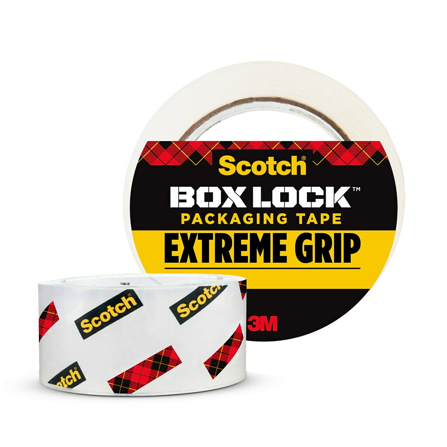 Scotch MMM3950 1.88 in. x 54.6 Yard Box Lock Packaging Tape, Clear ...