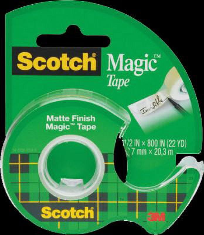 Scotch Magic Tape 1/2 Inch X 800 Inches 1 Each - Walmart.com