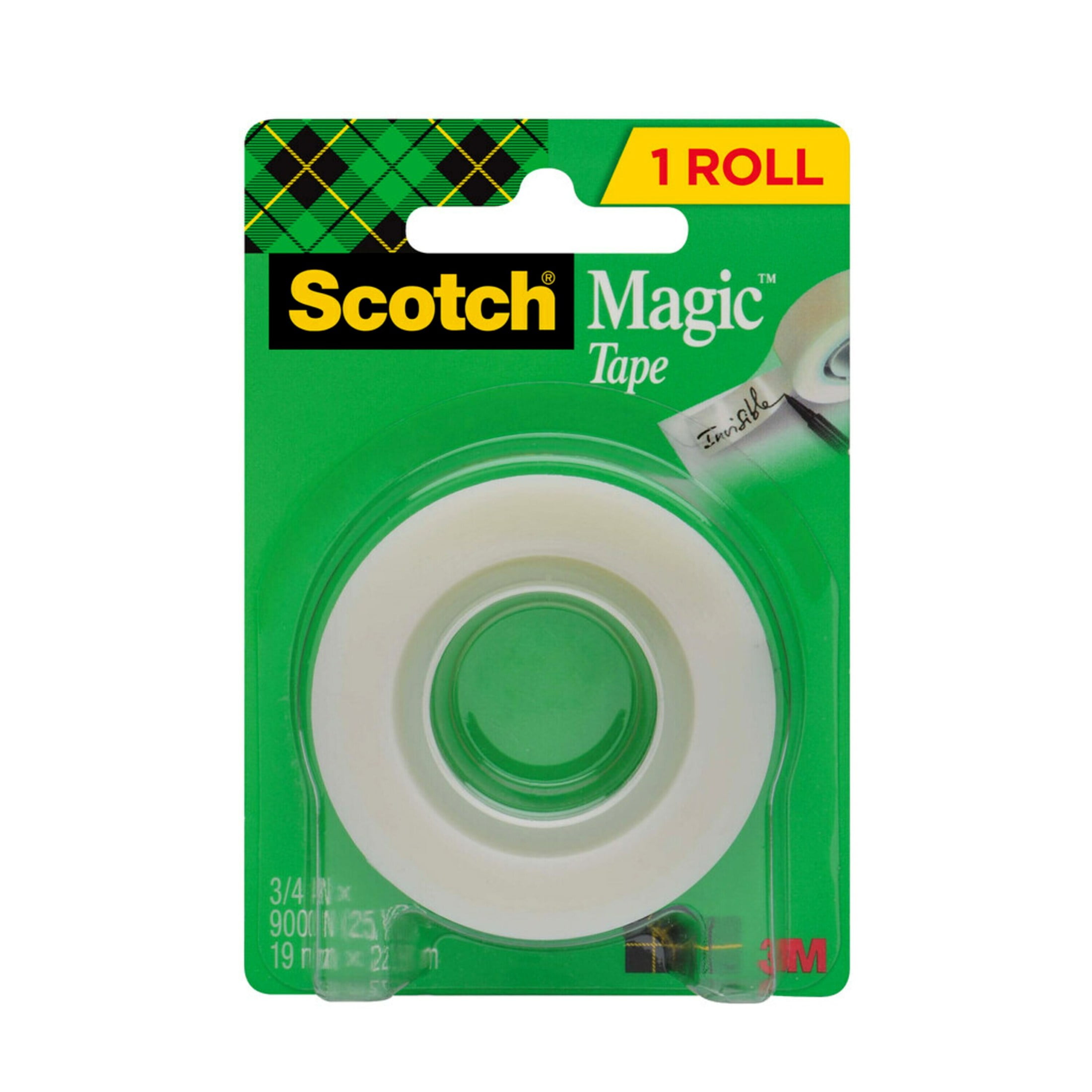 Scotch Brand Magic Tape, Transparent Matte Finish, Permanent, 1 Roll ...