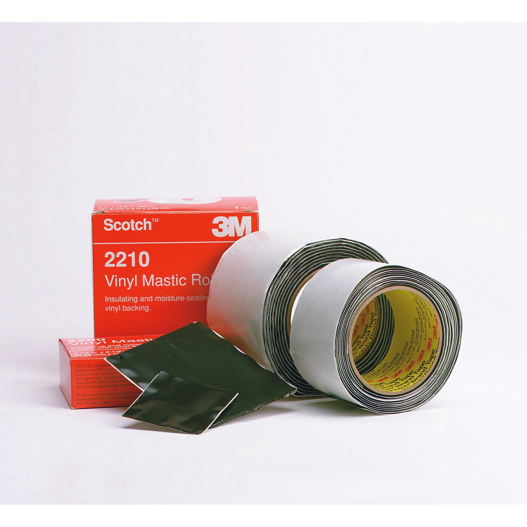 3M Scotch Mastic Strip (2230): 0.624 in. x 6 in. / 1 strip (Black ...