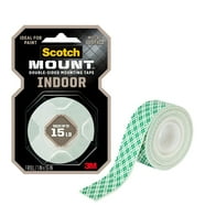 Scotch Extreme Double-Sided Mounting Tape, 1 in x 48 in, Black, 1 Roll ...