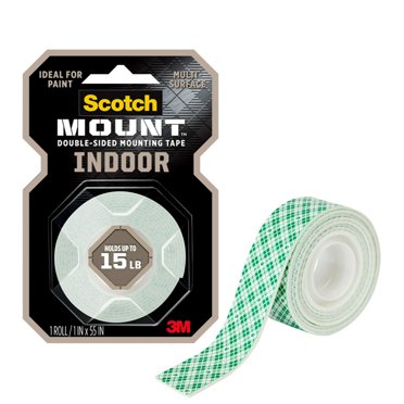 Scotch-Mount Extreme Double-Sided Mounting Tape 414H,1 in x 60 in ...