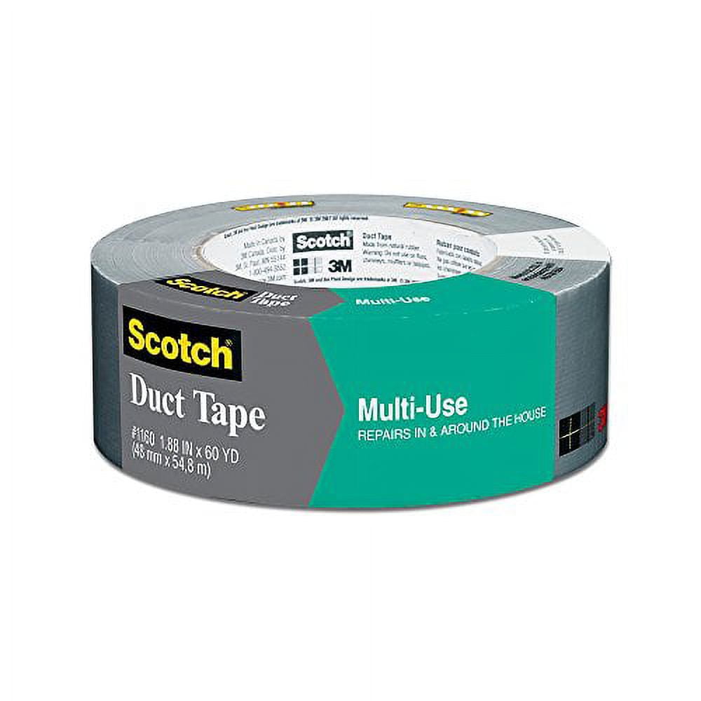 Scotch Multi-Use Duct Tape Roll, #2960 1.88 in x 60 yd 1 ea (Pack of 2 ...