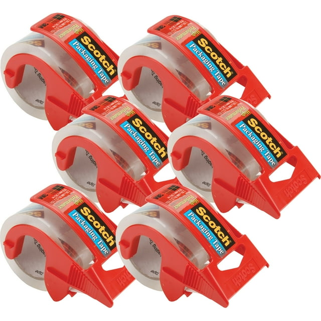 Scotch Packaging Tape 2"X800"-Clear, Multipack Of 6- - Walmart.com
