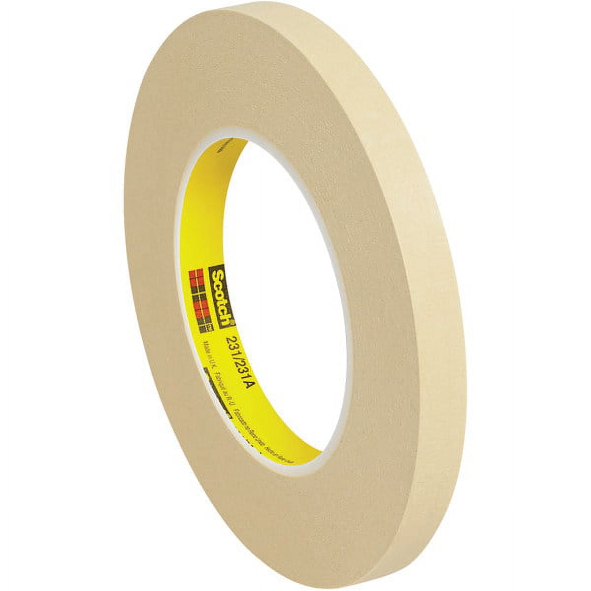 Scotch® Paint Masking Tapes 231, 12 mm X 55 m, Tan - Walmart.com