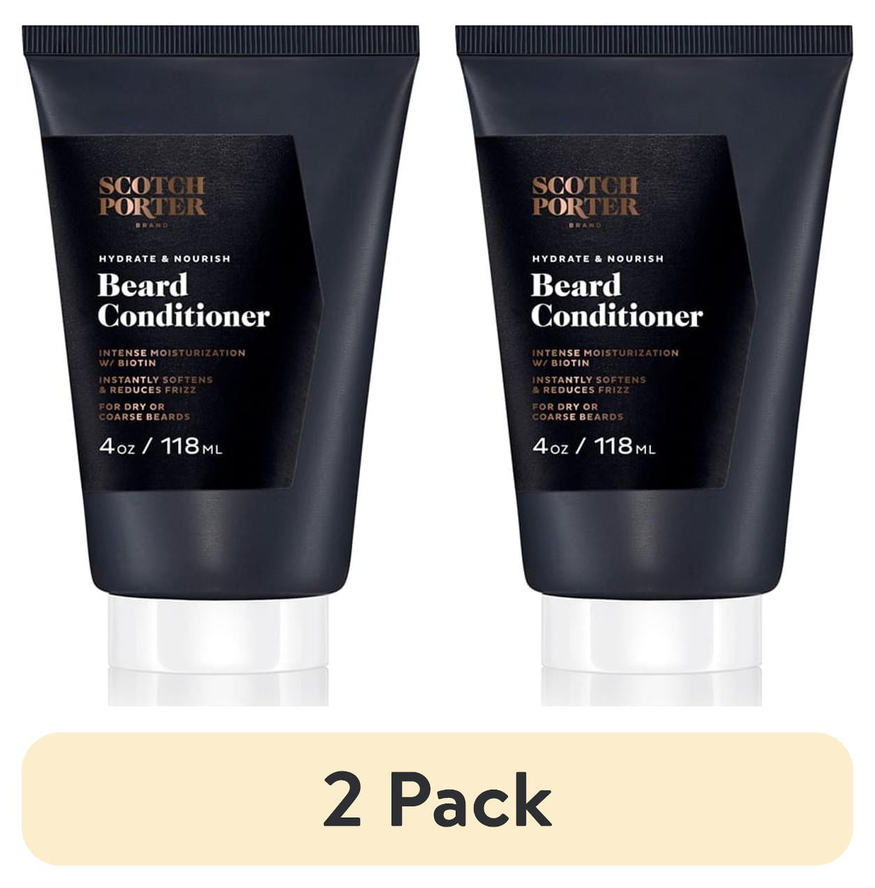 (2 pack) Scotch Porter Hydrate and Nourish Beard Conditioner 4 oz ...
