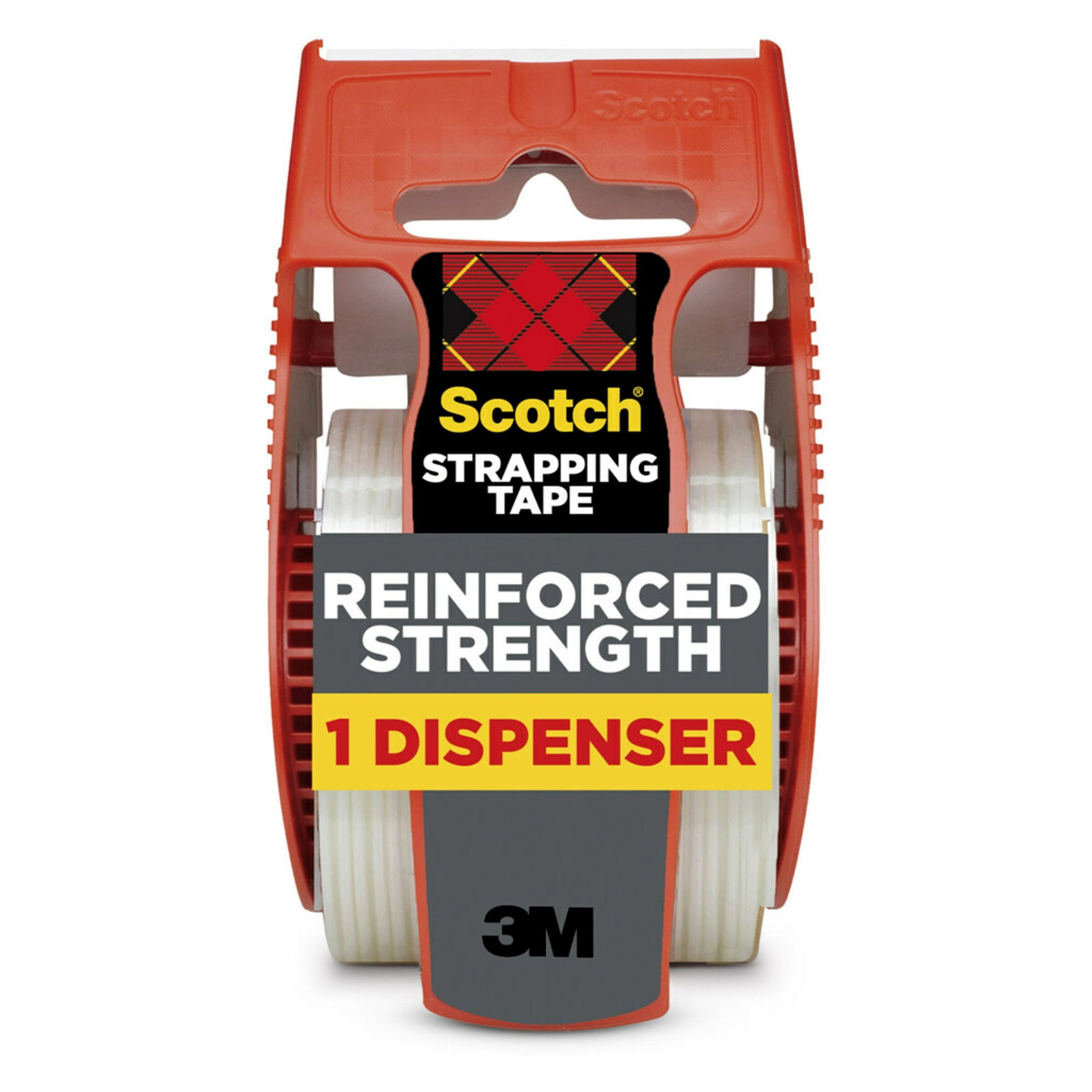 Scotch Reinforced Strength Shipping Strapping Tape, Clear, 1.88 in. x ...