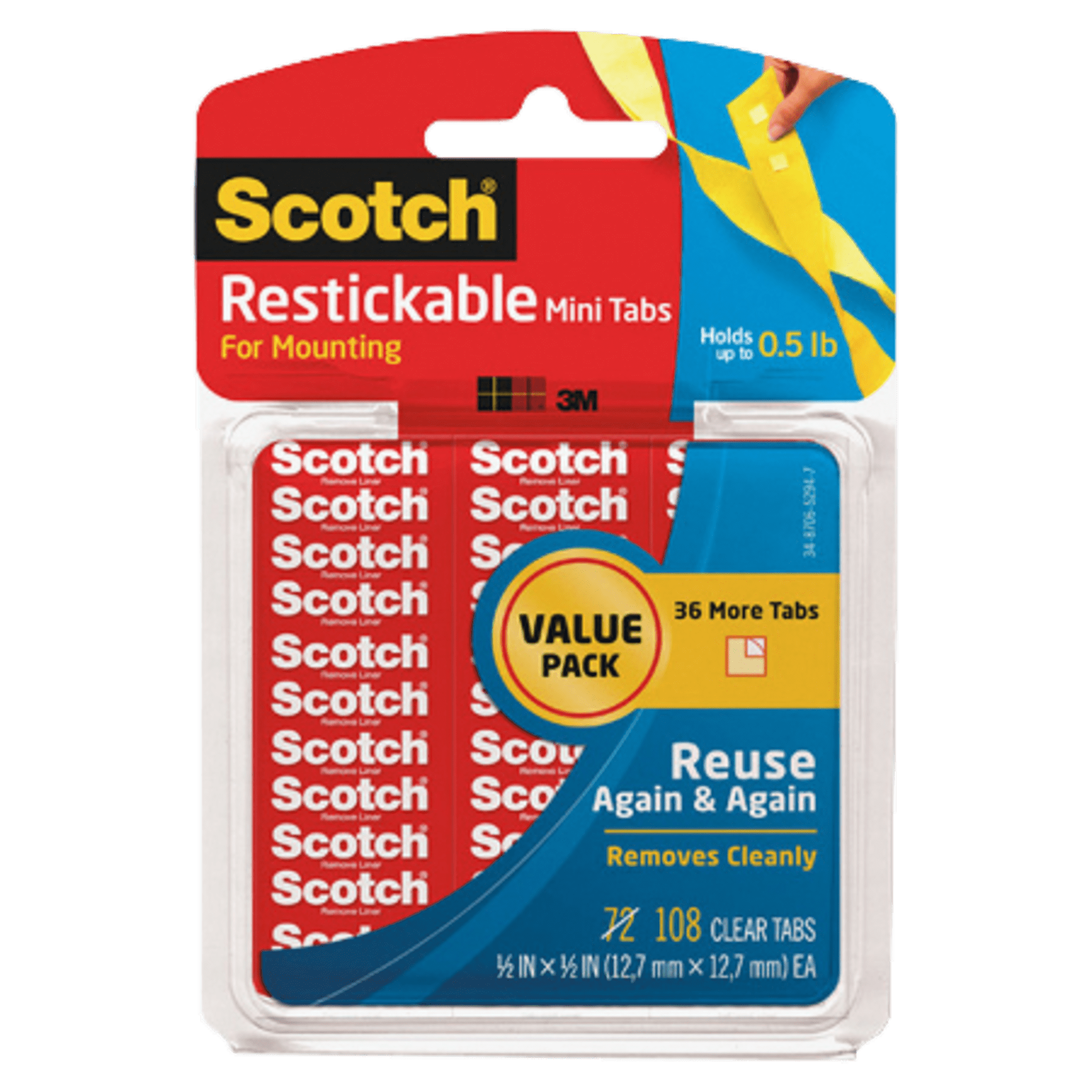 Restickable Mini-Tabs Value Pack - Walmart.com
