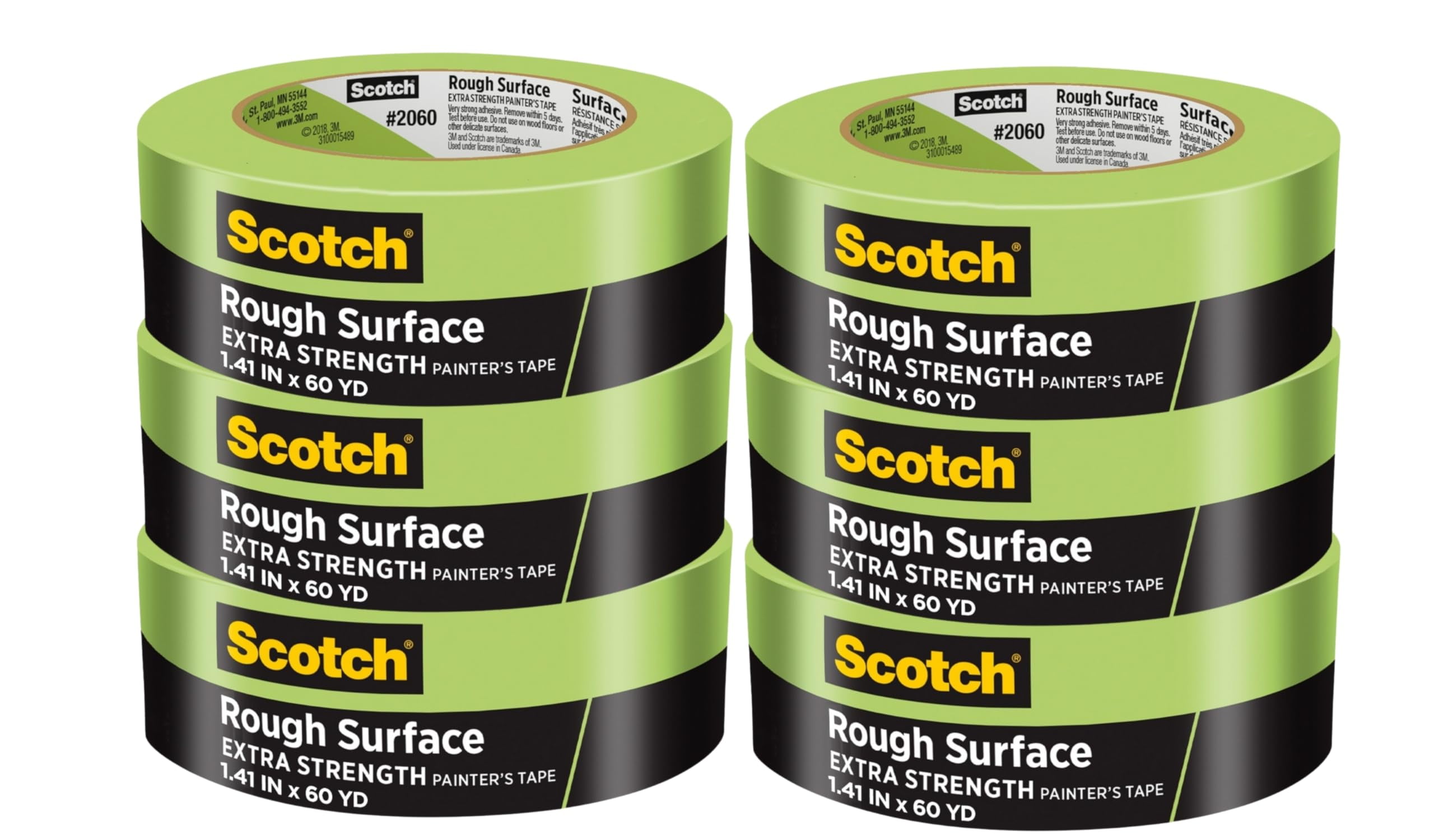 Scotch Rough Surface Painter's Tape 2060-36AP, 1.41 in x 60.1 yd (36mm ...