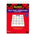 Scotch Self-Seal Laminating Pouches, 10 count, 8.5" x 11", 3 mil Thick ...