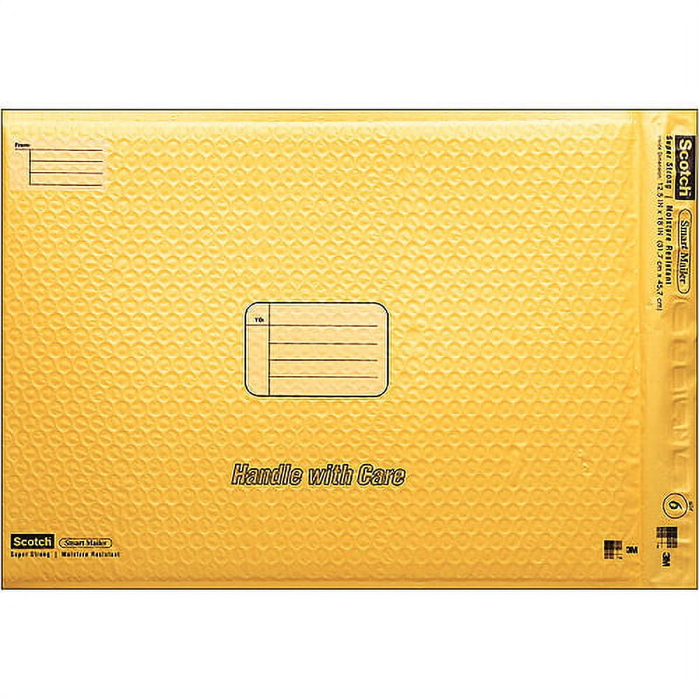 Scotch Smart Plastic Bubble Mailer, 12.5" x 18.5", 1 Pack - Walmart.com