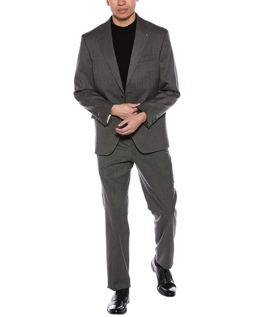 Scotch & Soda mens 2pc Contemporary Fit Wool Suit, 44R, Grey - Walmart.com