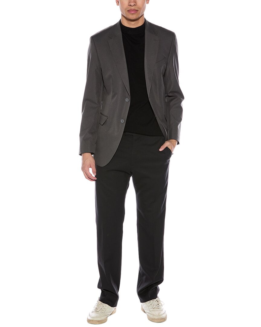 Scotch & Soda mens Nested Traveler Tech Suit Jacket, 42R, Grey ...