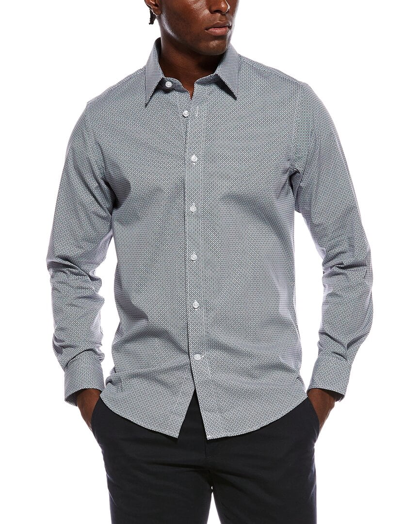 Scotch & Soda mens Pattern Shirt, 15, Navy - Walmart.com