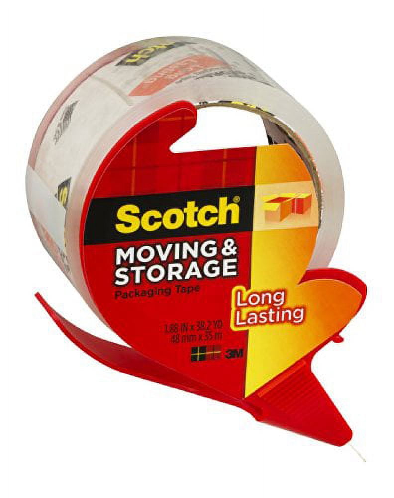 Scotch Storage Packaging Tape , 1.88 in. x 38.2 yd., 1 Dispenser (Pack ...