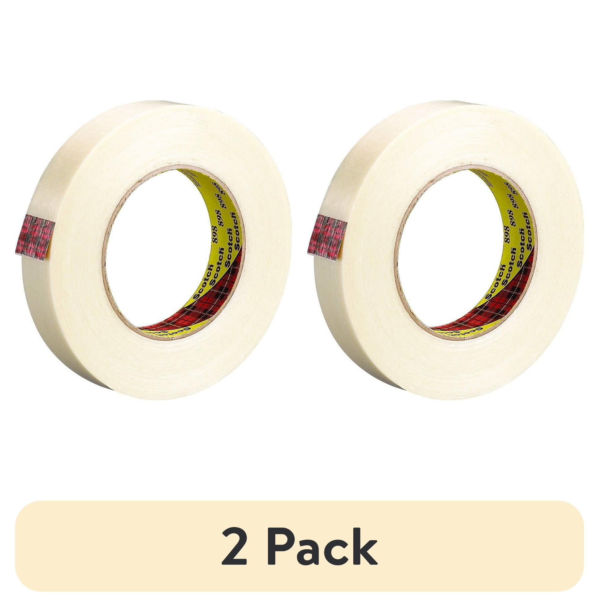 (2 pack) 3M® 898 Strapping Tape, 1" x 60 Yd., Clear, Case Of 6 - Walmart.com