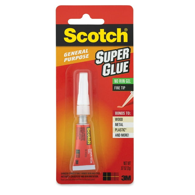 Scotch Super Glue Gel - 0.07 oz - Walmart.com