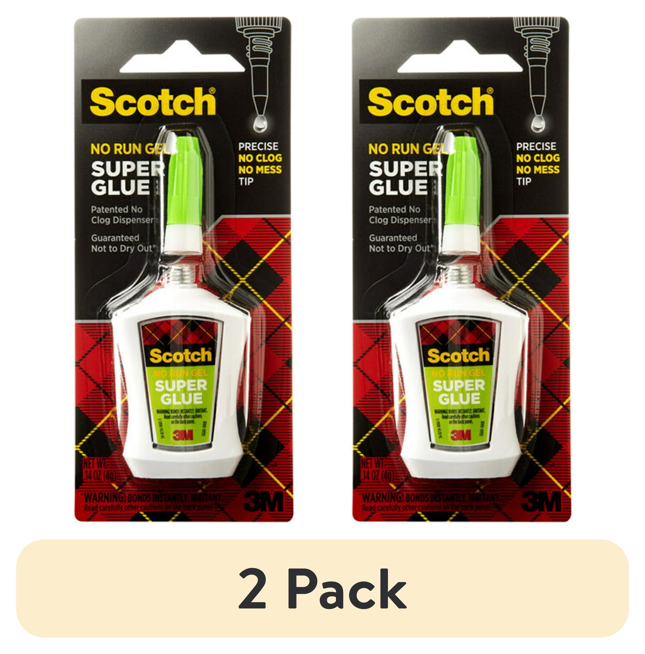 (2 pack) Scotch, 24 h, 1 x Super Glue, Clear - Walmart.com