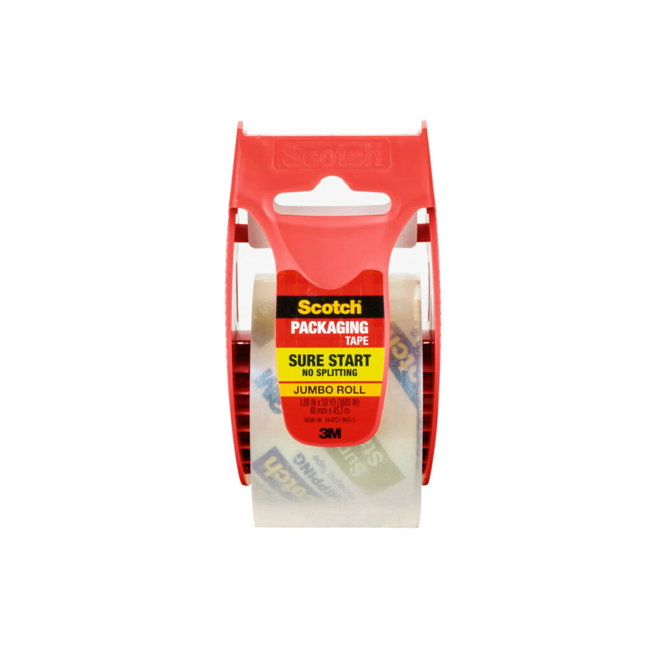 Scotch Sure Start Packaging Tape, Clear, 1.88" x 50 yd., 1 Total ...