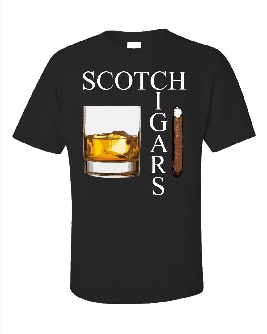 Scotch T-shirt - Cigar Shirt - Scotch Tee - Scotch Lover Gift - Gift For Cigar Lover - Cigar Tee ...