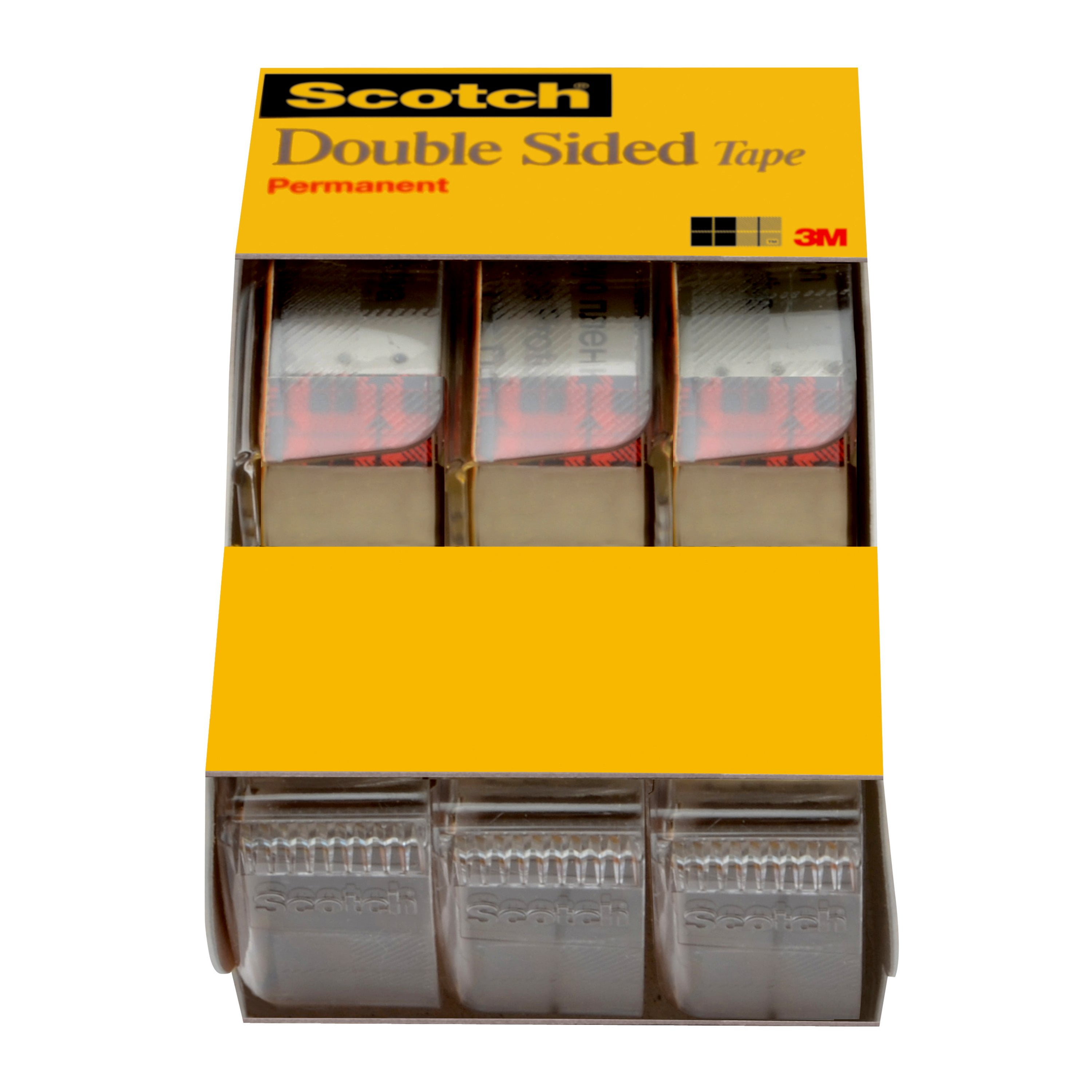 Scotch® Tape, 1/2 in x 250 in, 3 Rolls/Caddy pack - Walmart.com
