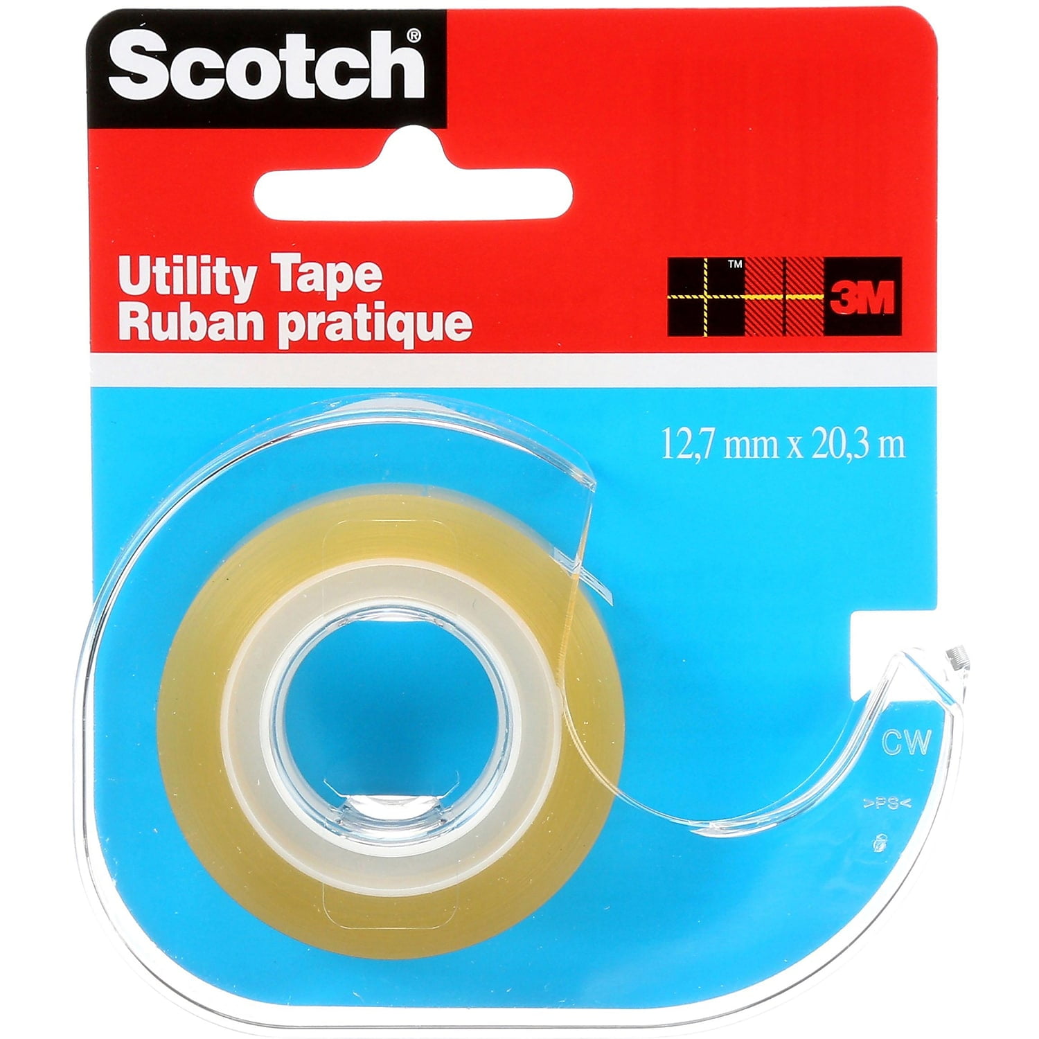 Scotch Utility Tape 1/2" x 22.22 yds. (RK-2S) 504696 - Walmart.com