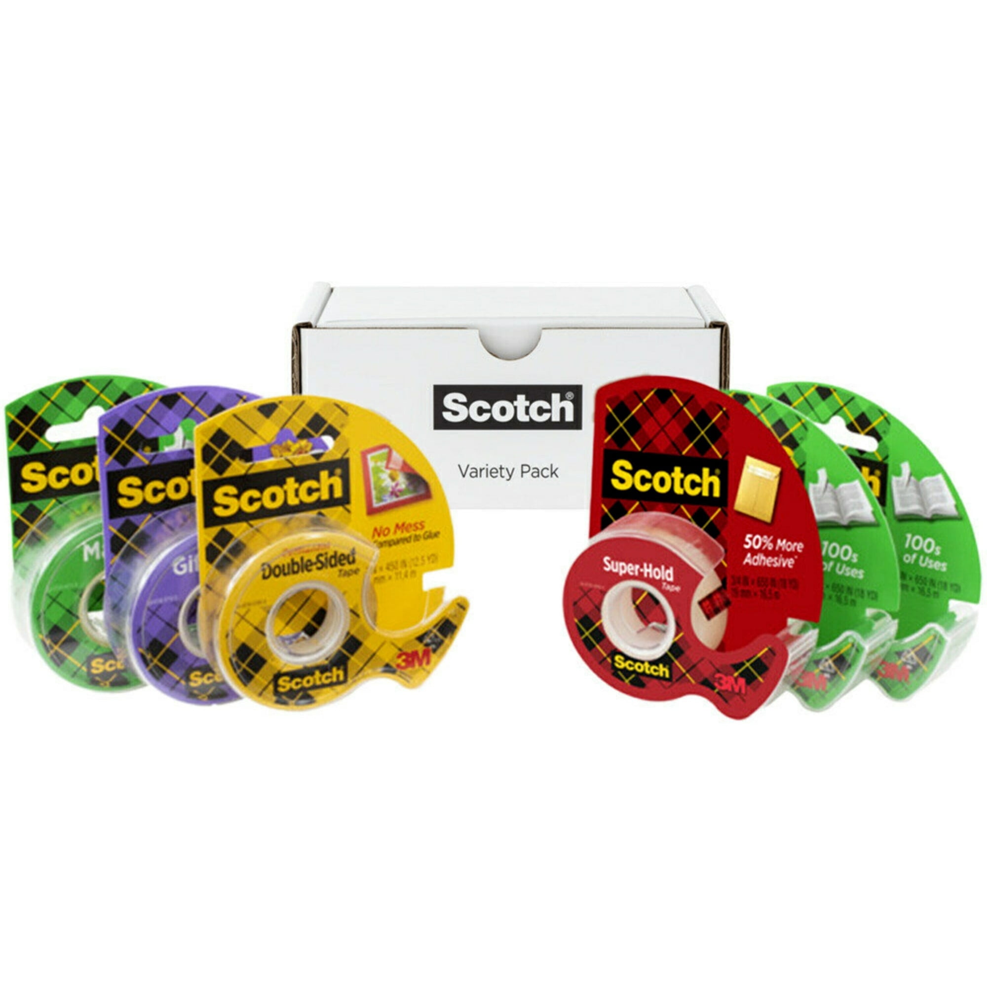 Scotch Variety Tape Pack, 6 Pack, Assorted Tapes Include Magic Tape ...