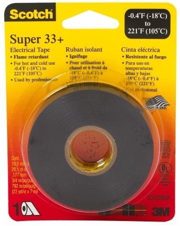 Scotch Vinyl Super 33+ Electrical Tape - Walmart.com