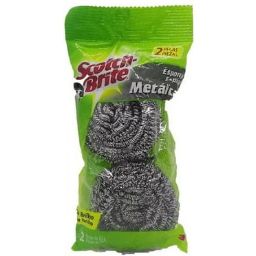 Scotch-Brite Stainless Steel Scrubbers 214-2-24, 2 each/pack, 4 packs ...