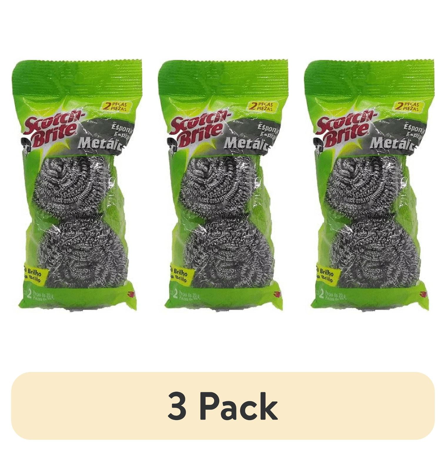 (3 pack) Scotch-brite Scotch Brite Stainless Steel 2 Pk - Walmart.com
