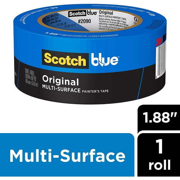 ScotchBlue Original Multi-Surface Painter's Tape, 1.88 Inches x 60 ...