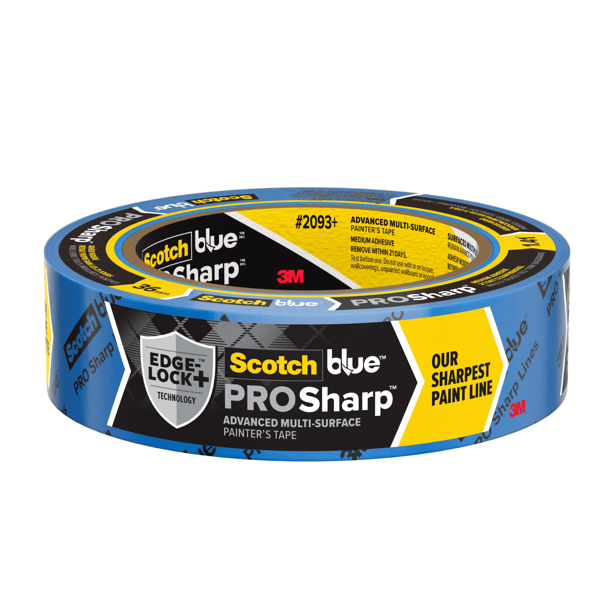 ScotchBlue PROSharp Painter's Tape (2093+): 1.41 in. x 60 yds. (Blue) 4 ...