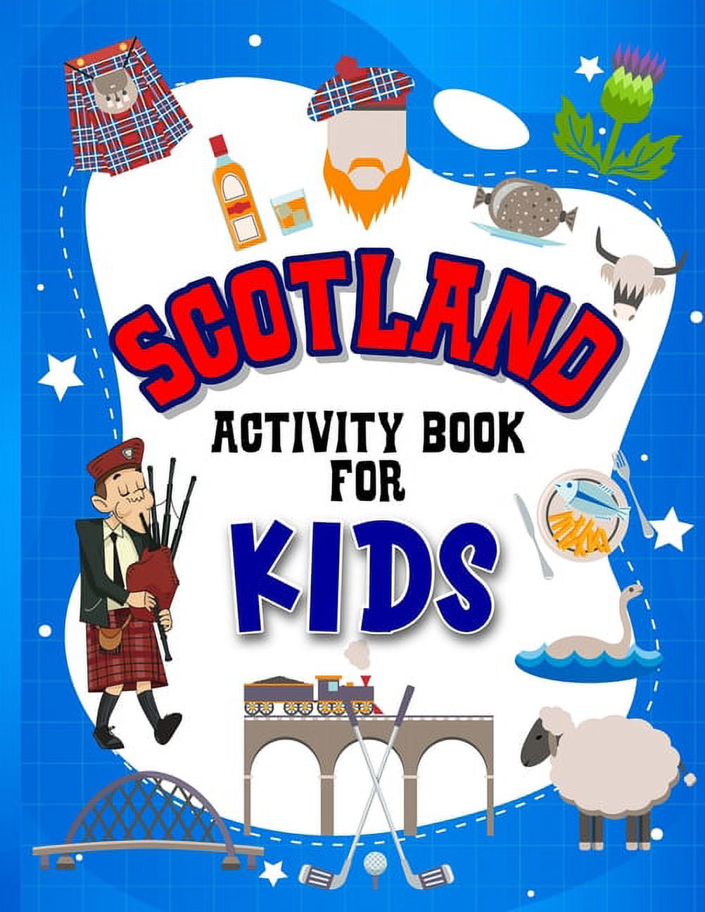 Scotland Activity Book for Kids: Interactive Learning Activities for ...
