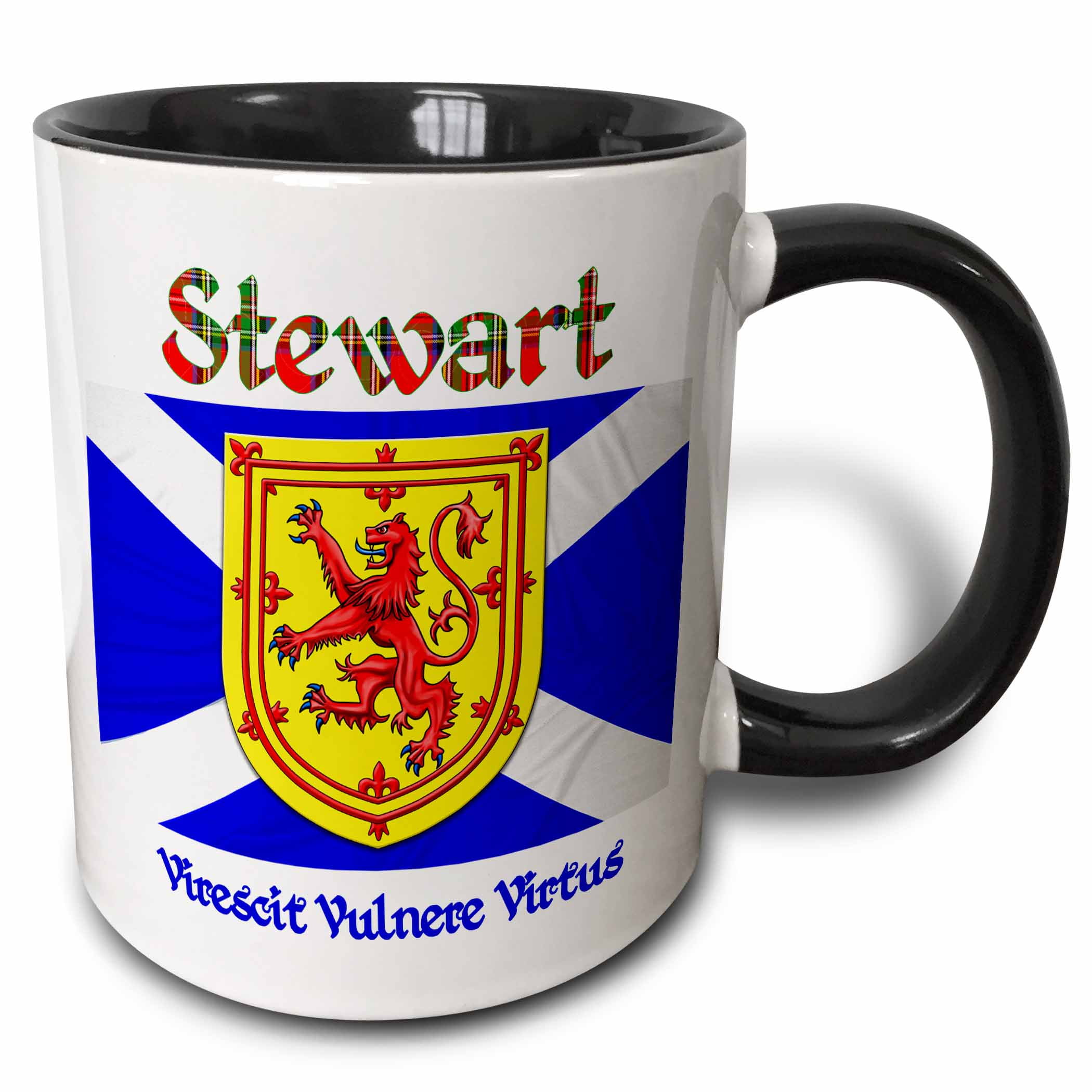 3drose, Scotland Flag with Lion Rampant for Clan Stewart and Family ...