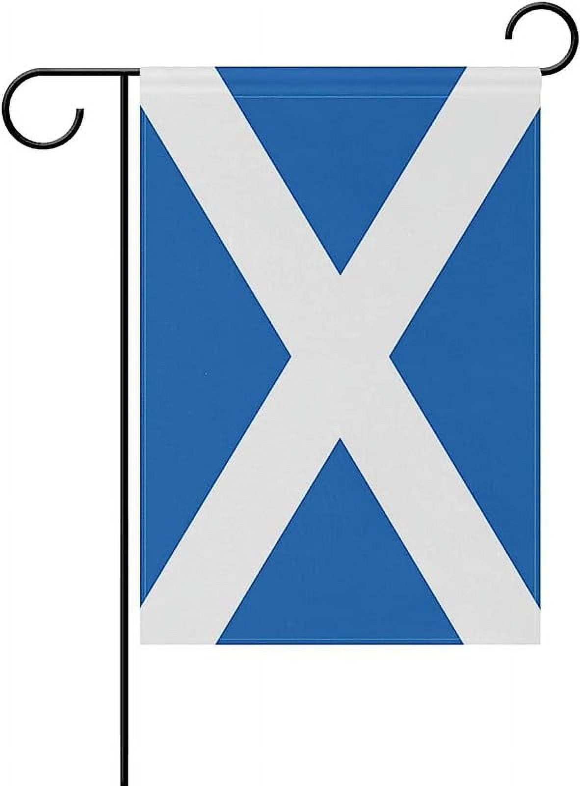 Scotland Garden Flags 12 x 18 Inches Double Sided Vivid Color and Fade ...